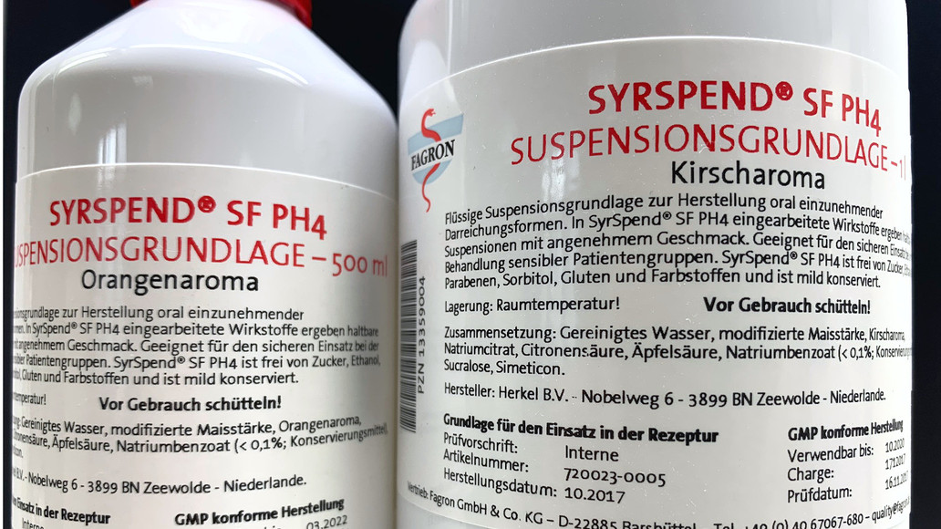 Herstellung einer Suspension | APOTHEKE ADHOC
