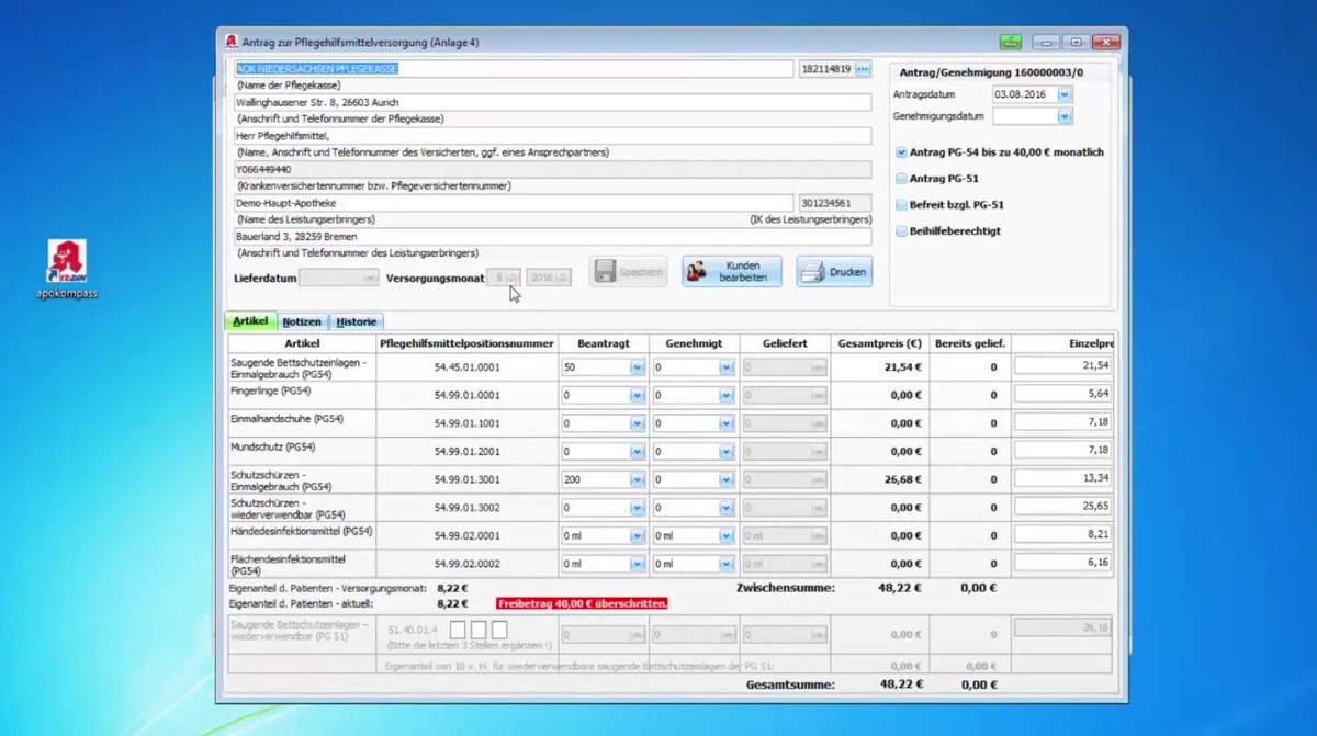 Software für Pflegehilfsmittel | APOTHEKE ADHOC