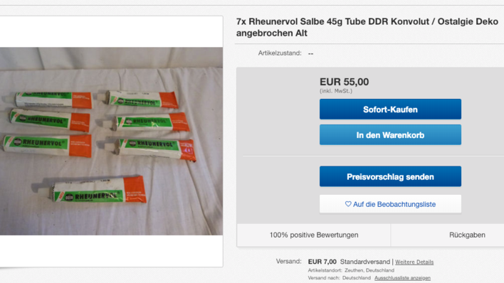 Vipratox/Rheunervol: Kunde besteht auf DDR-Original | APOTHEKE ADHOC