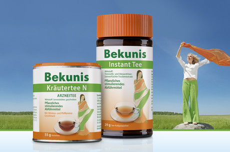 Bekunis Abführtees jetzt in neuem Design | APOTHEKE ADHOC
