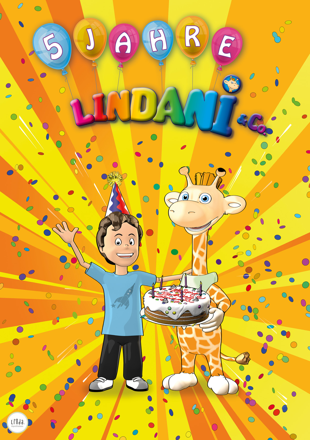 Das LINDANI & Co. Kinder Poster-Magazin feiert Jubiläum. | APOTHEKE ADHOC