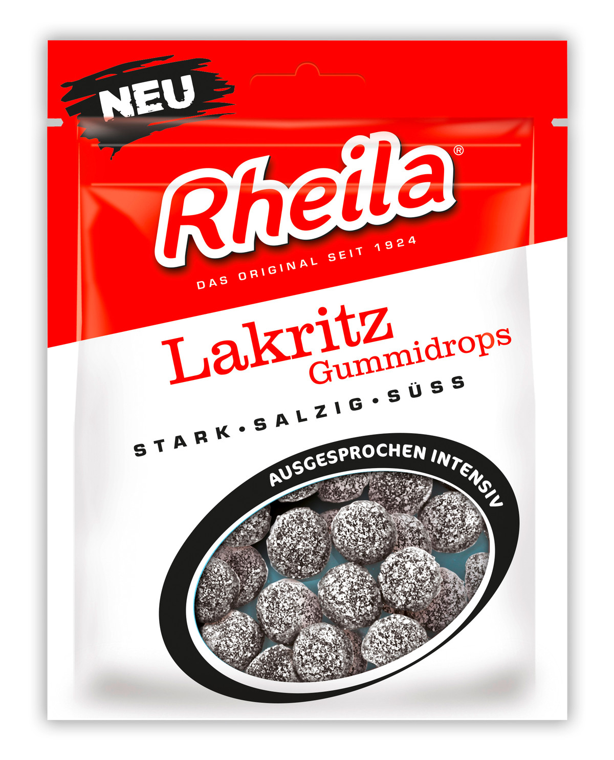 Die Rheila® Lakritz Gummidrops versprechen intensiv lakritzigen ...