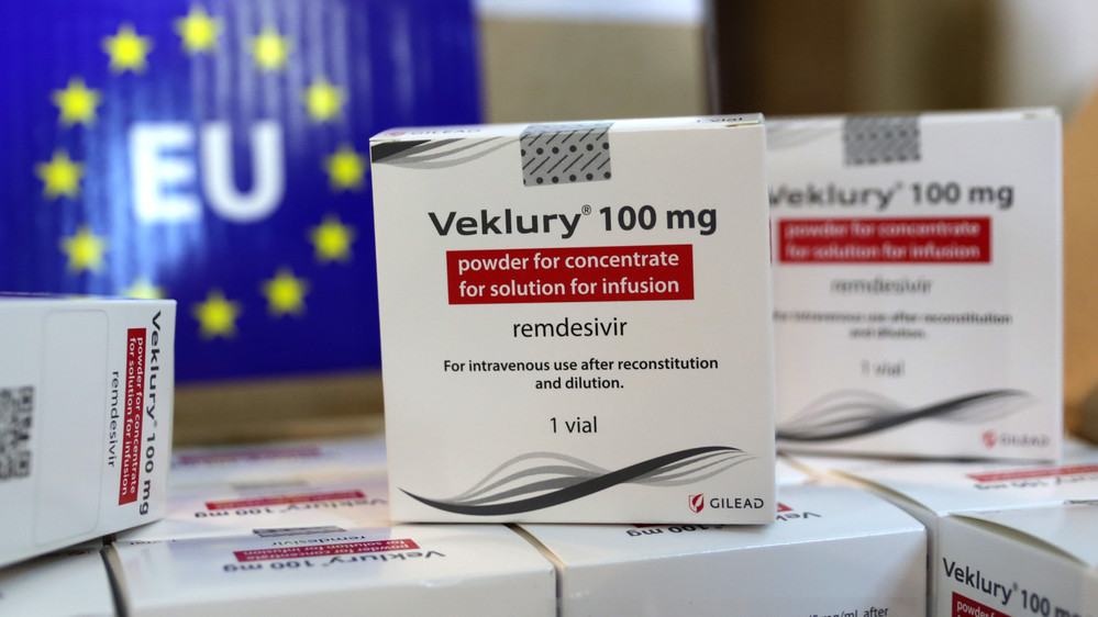 Veklury in englischer Aufmachung | APOTHEKE ADHOC