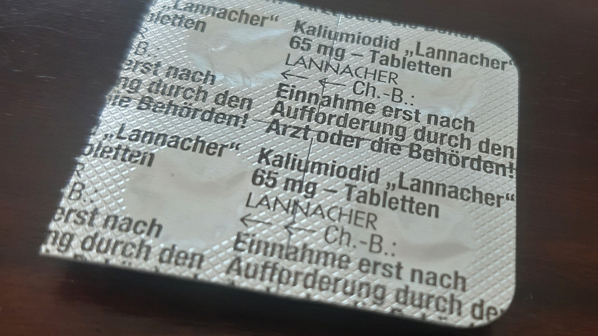 Umweltministerium warnt vor Jodtabletten-Einnahme | APOTHEKE ADHOC