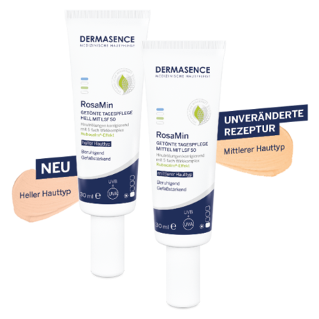 DERMASENCE RosaMin Getönte Tagespflege hell mit LSF 50 | APOTHEKE ADHOC