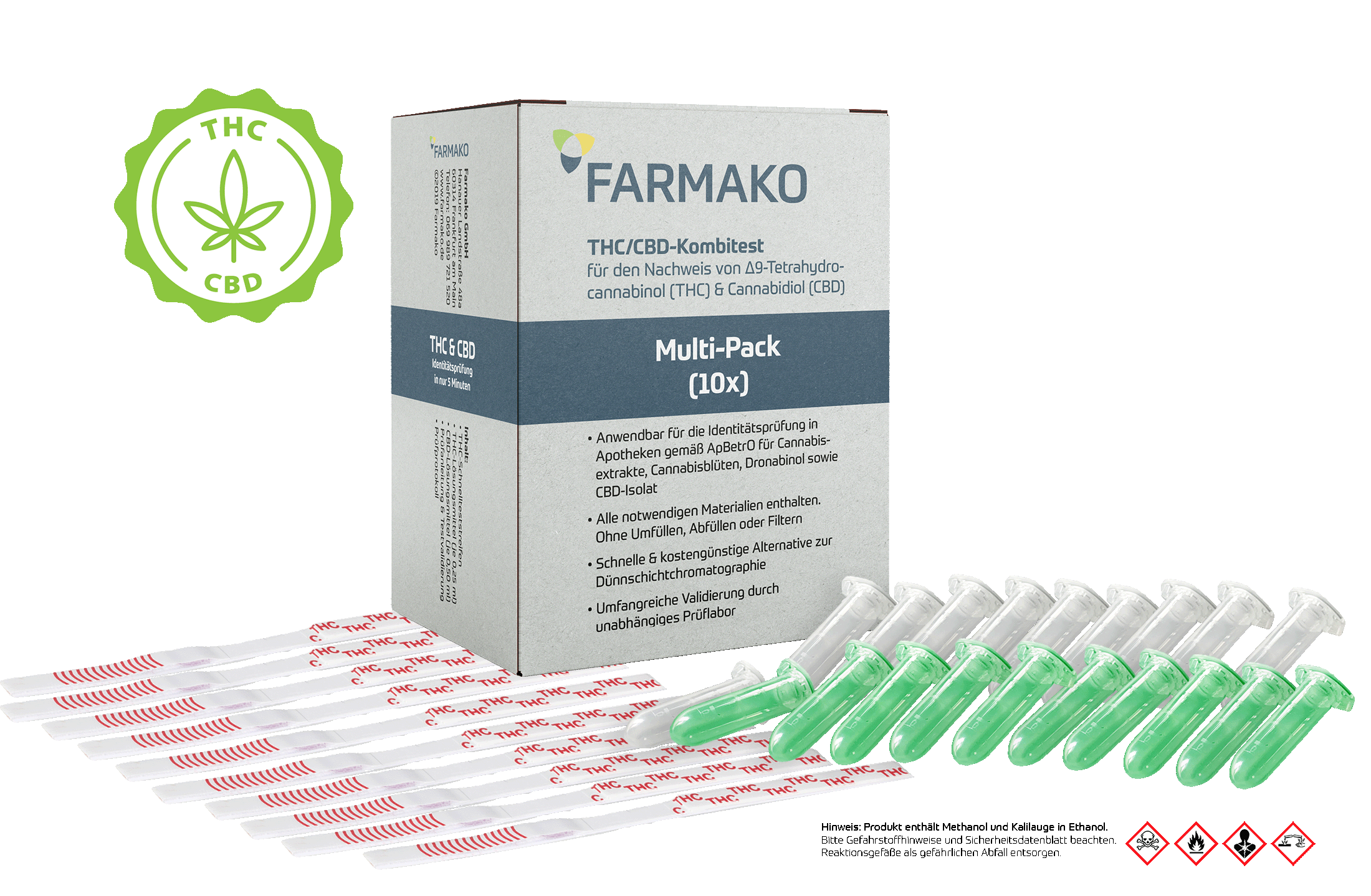 Der THC/CBD-Kombitest von Farmako: Jetzt mit den neuen Multipacks ...