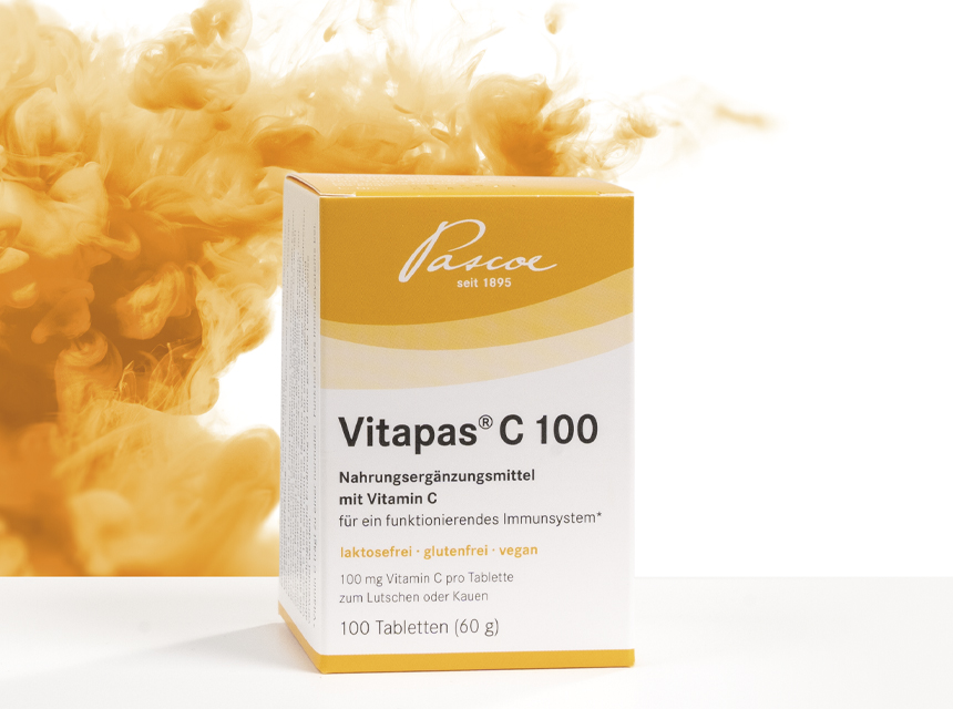 Vitapas® C 100 – Die Extraportion Vitamin C für unterwegs. | APOTHEKE ADHOC