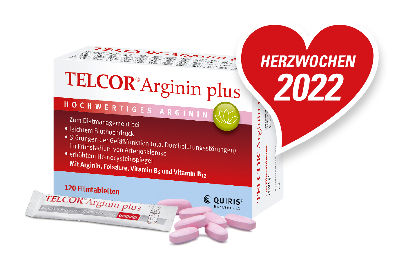 Telcor® Arginin plus: Herzwochen 2022 | APOTHEKE ADHOC